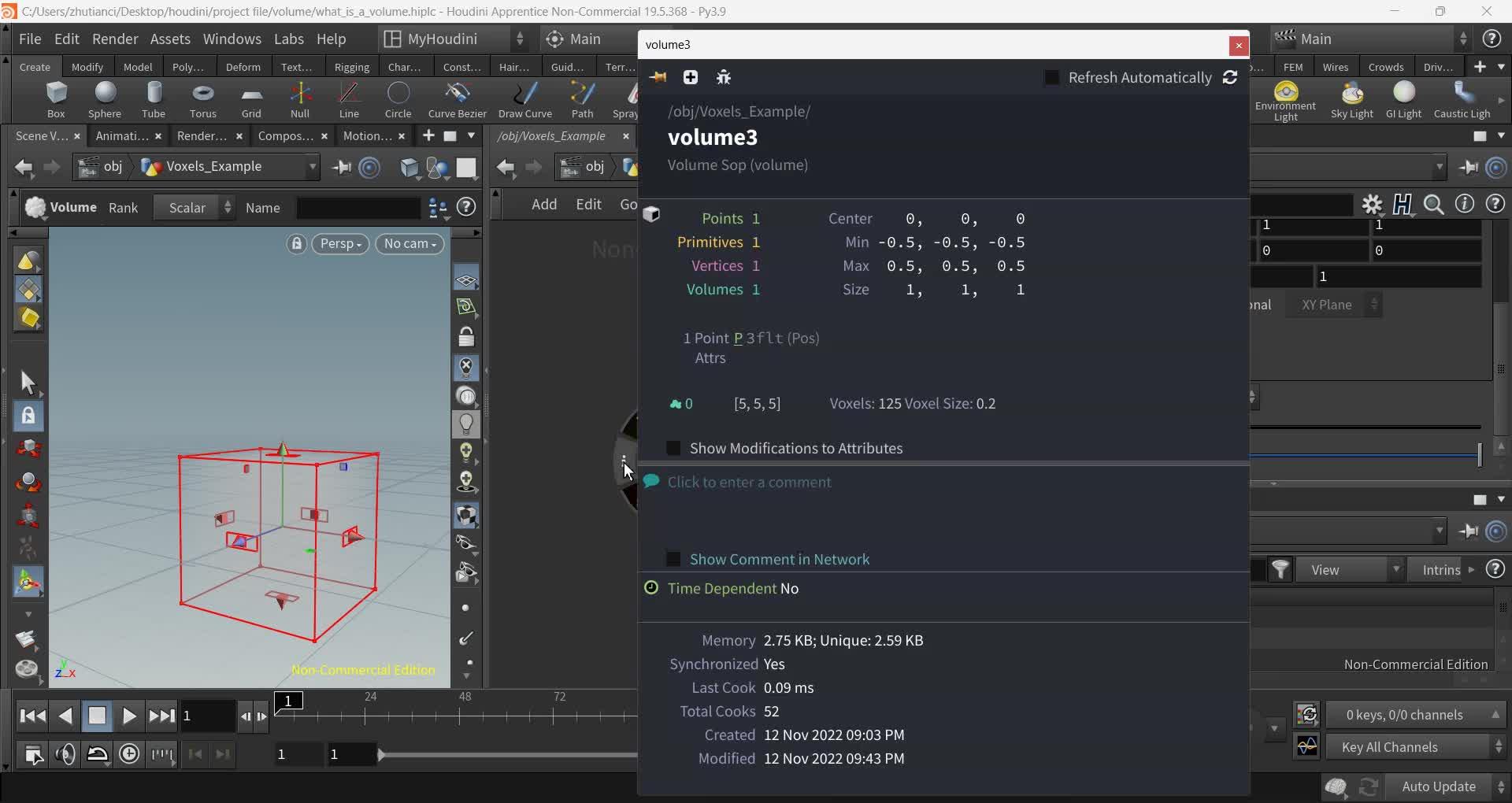 Houdini VOP volume Houdini VOP volume