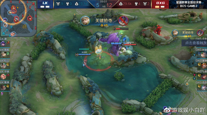 星途联赛王者荣耀决赛：LK首战实力状态不佳，DXG轻松收下野区 - 知乎