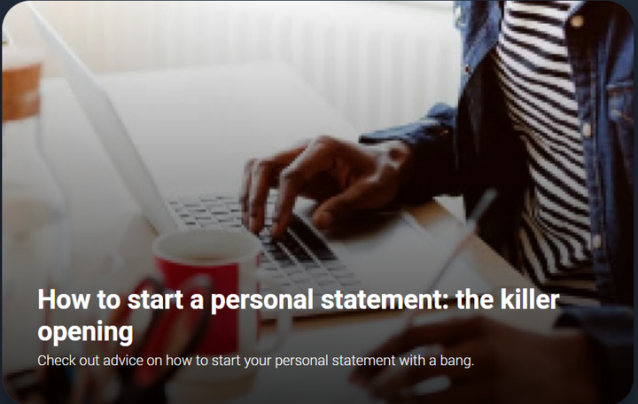 如何创作Personal Statement的开头？——来自UCAS的官方教程 - 知乎