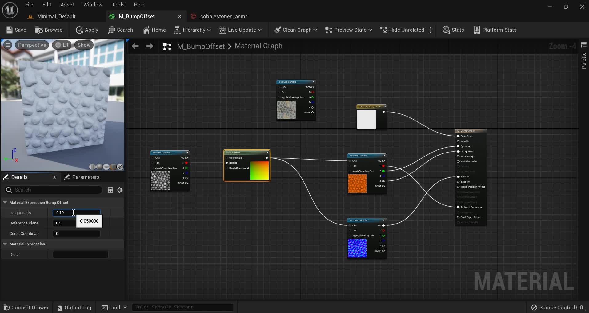[UE4/UE5][Shader] Bump offset和Parallax Occlusion - 知乎